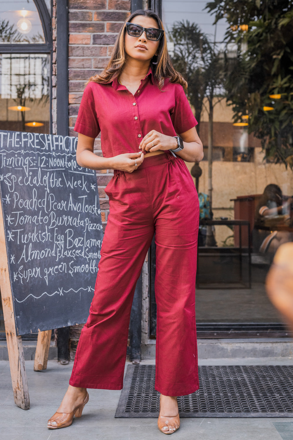 Linen Coord Sets - Buy Women's Linen Coord Sets in India | Javinishka ...